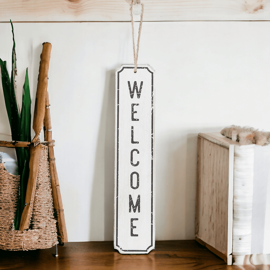 Welcome Hanging Sign – Gia Roma