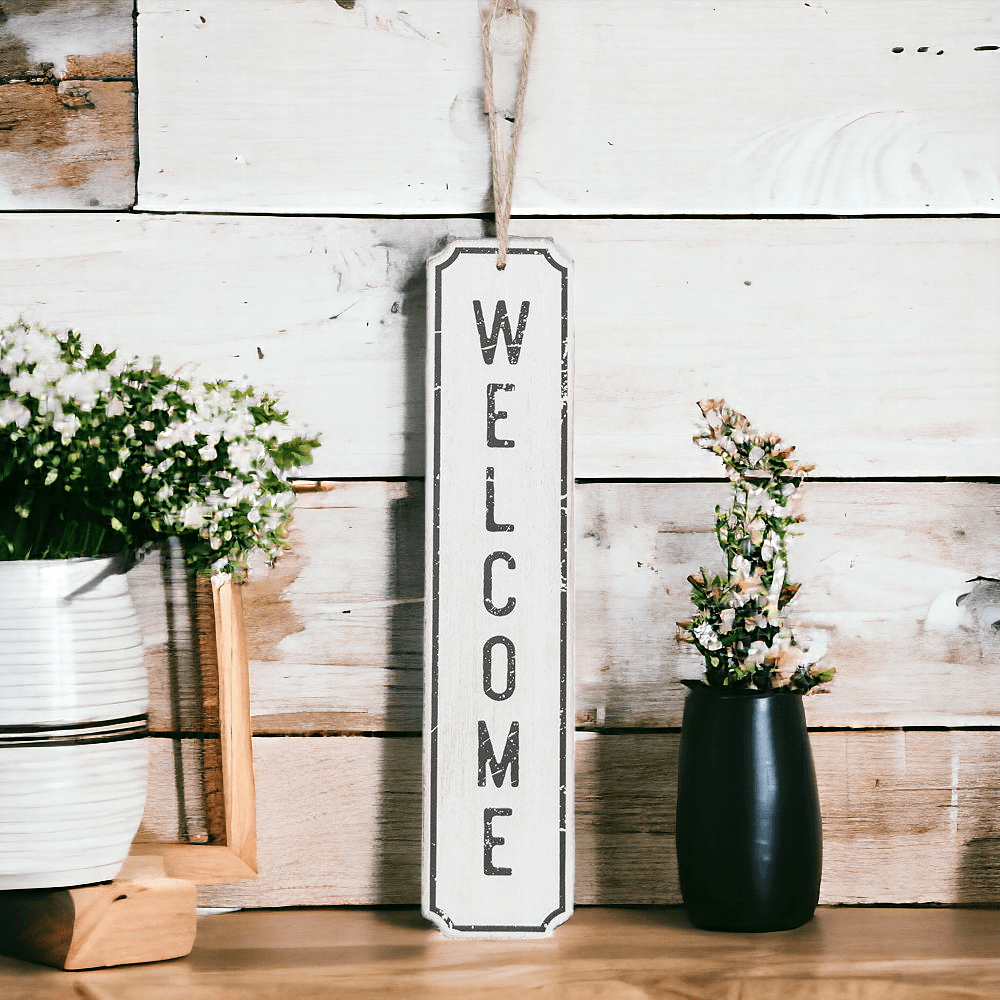 Welcome Hanging Sign – Gia Roma
