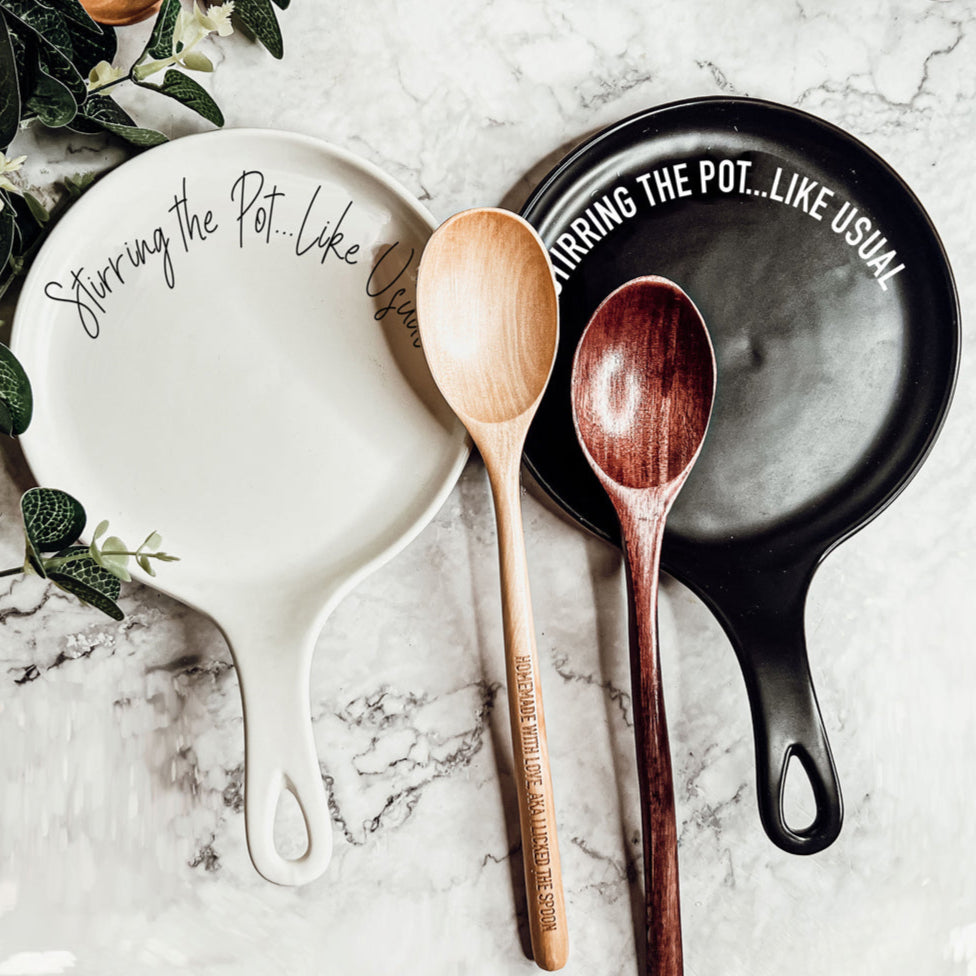 Stirring The Pot Spoon Rest | Funny Kitchen Gift Ideas Handmade – Gia Roma